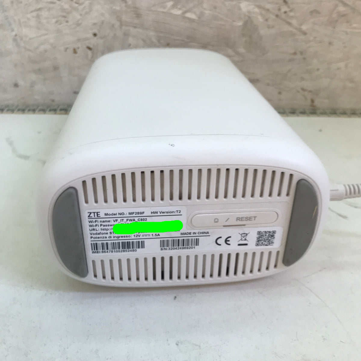 Modem Router wi-fi cellular 4G+ Vodafone Station FWA ZTE mod. MF289F s ...